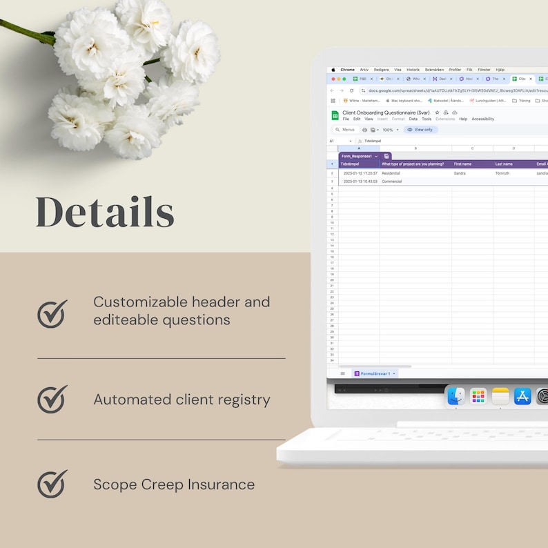 Editable Client Questionnaire Form for Interior Designers and ...