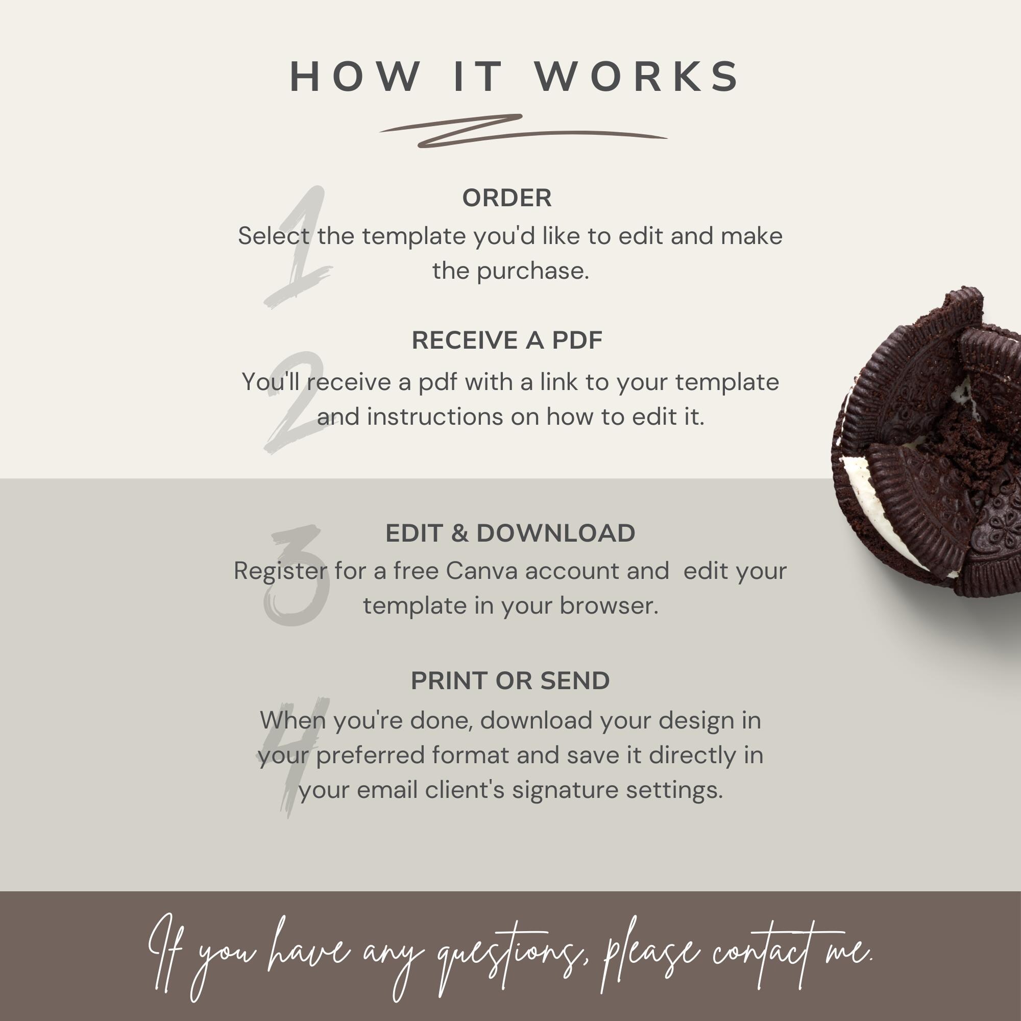Email Signature Template Bundle for Interior Designers | Email ...