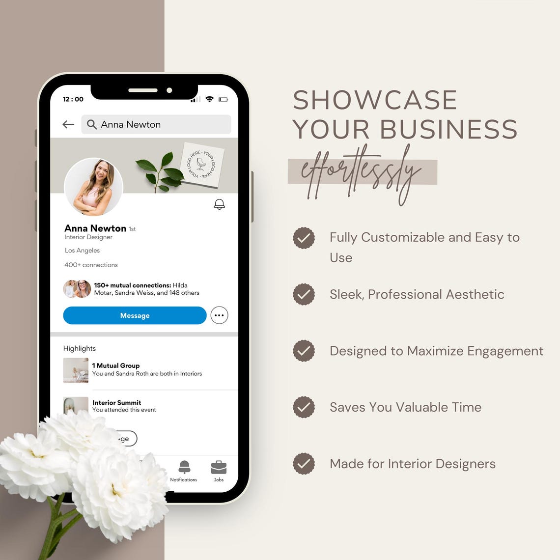 5 Linkedin Banner Templates for Interior Designers Professional ...