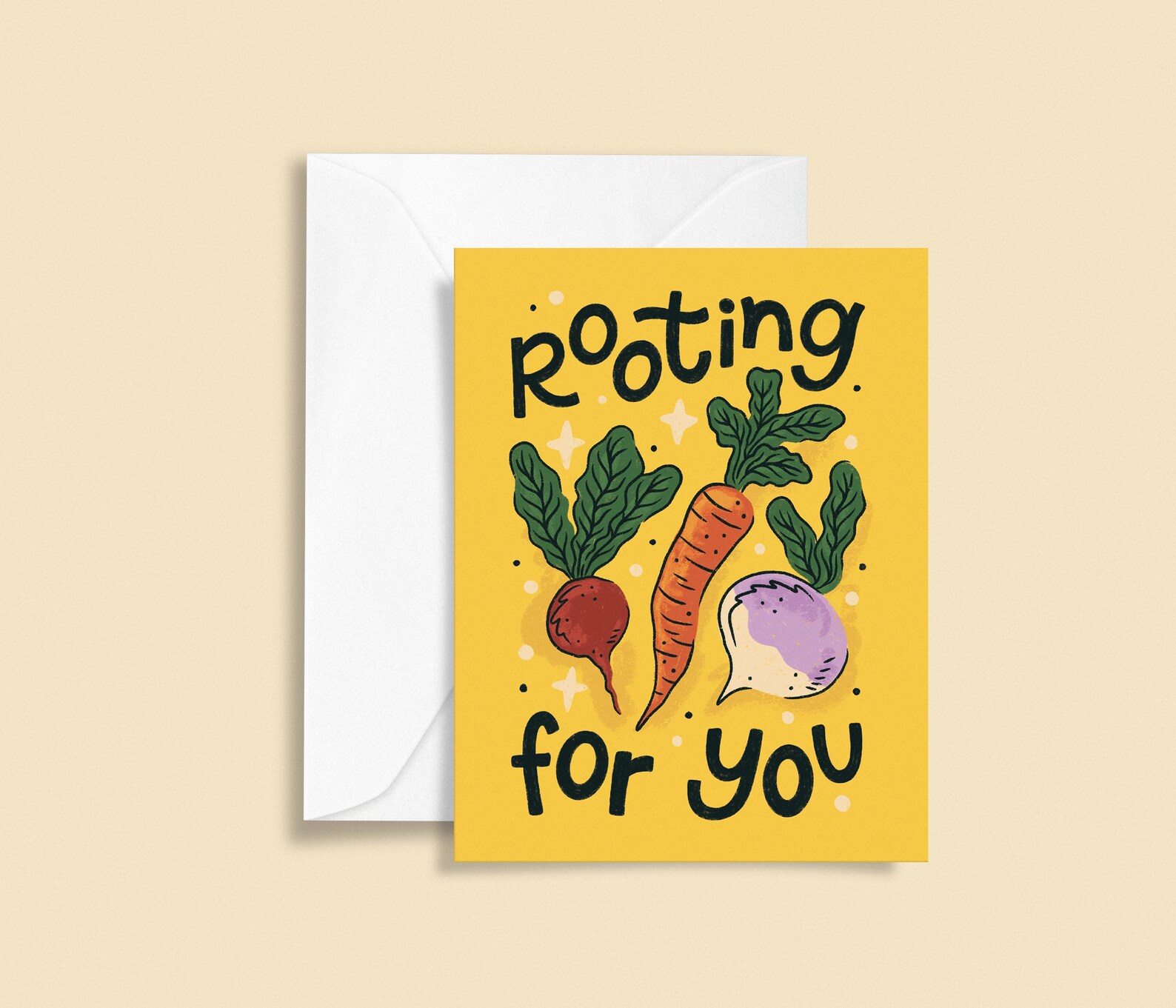 Fruit & Vegetable Pun Greeting Card Set: Hand-drawn All Occasion Cards ...