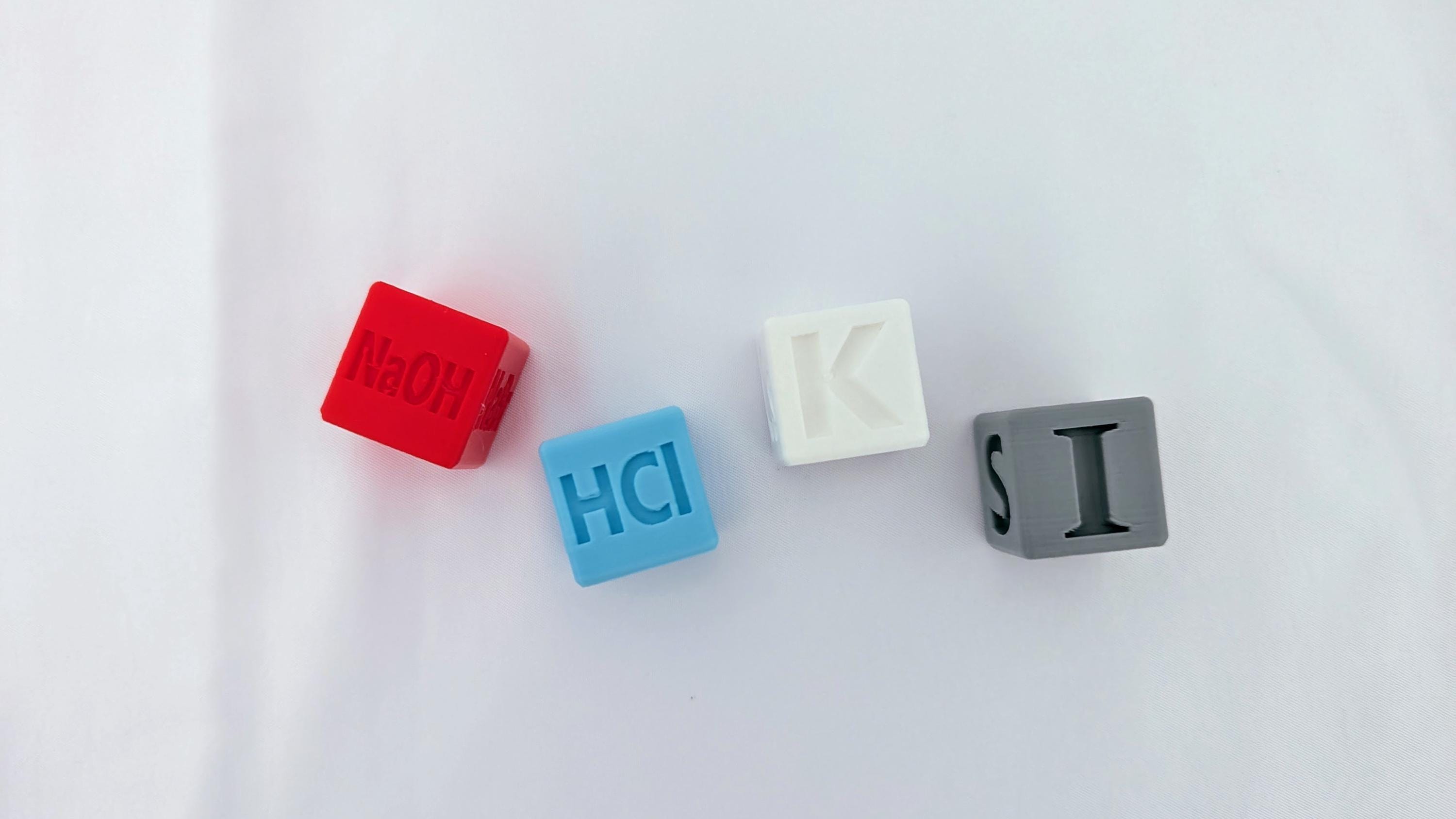 Balancing Chemical Equations 3D Printed Blocks (worksheet Included ...