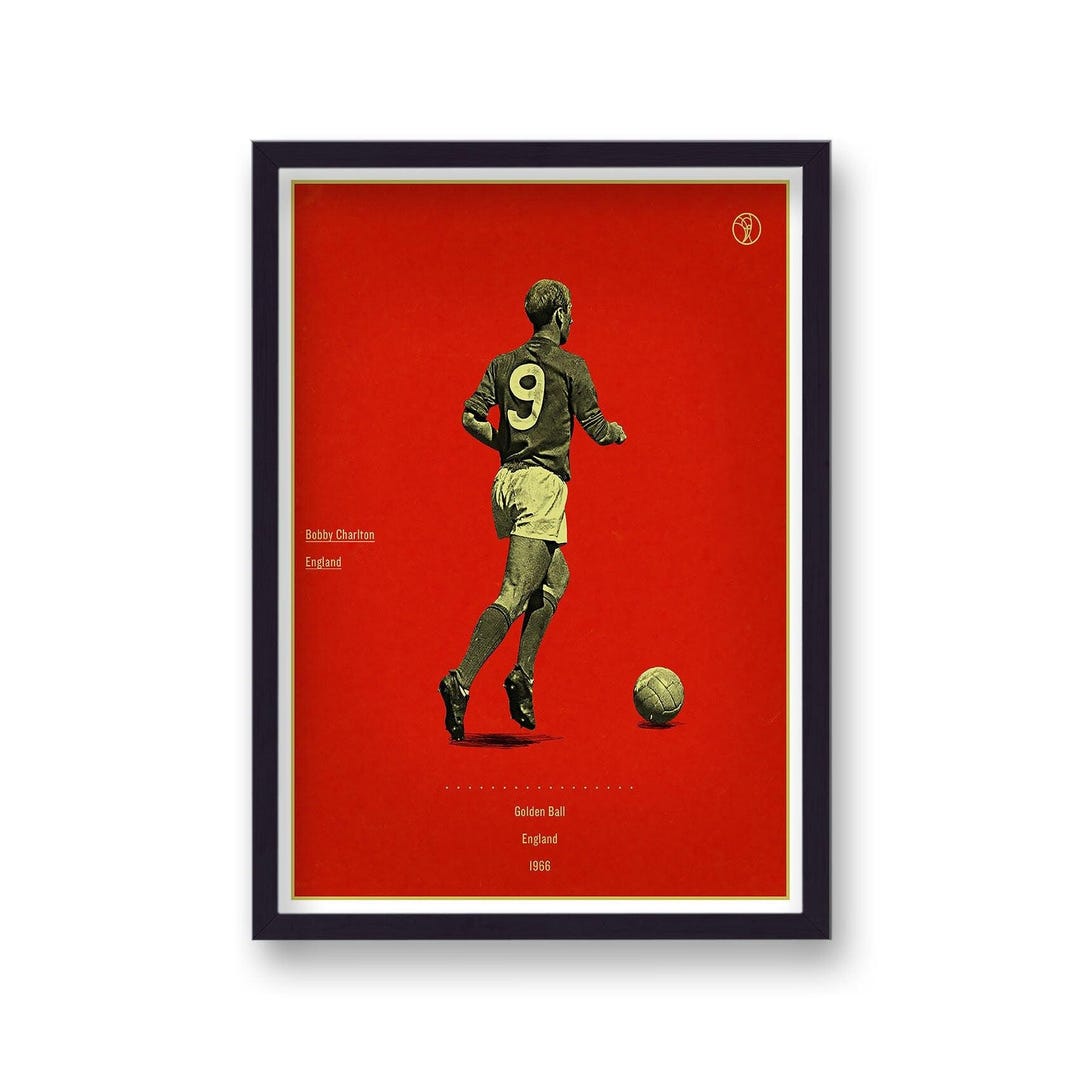 Football Heroes World Cup Golden Ball England Bobby Charlton 1966 - Etsy UK