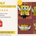 Holy Spongebob Amigurumi Crochet Pattern PDF | Knitting Pattern - Etsy