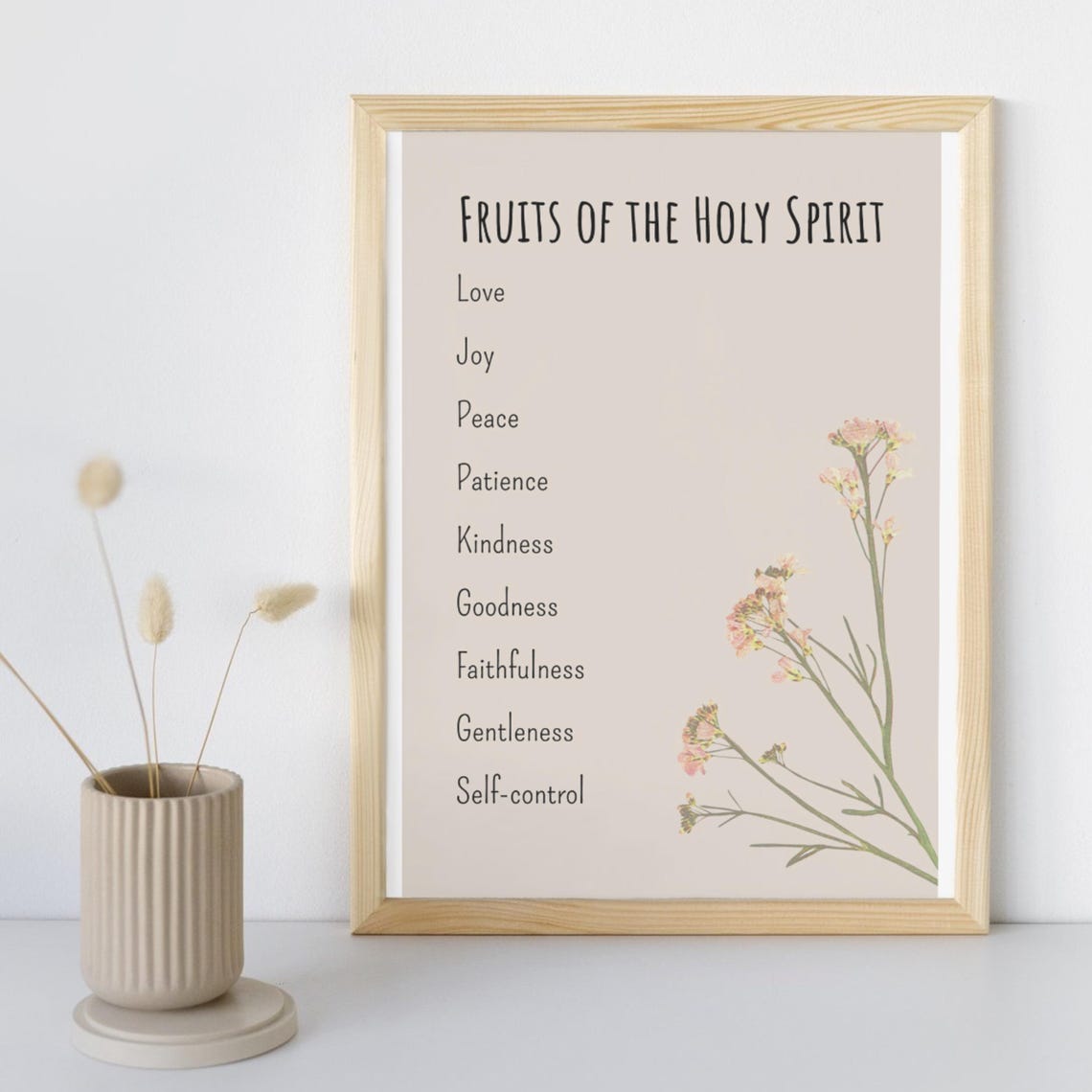 Fruits of the Holy Spirit Poster/wall Decor - Etsy