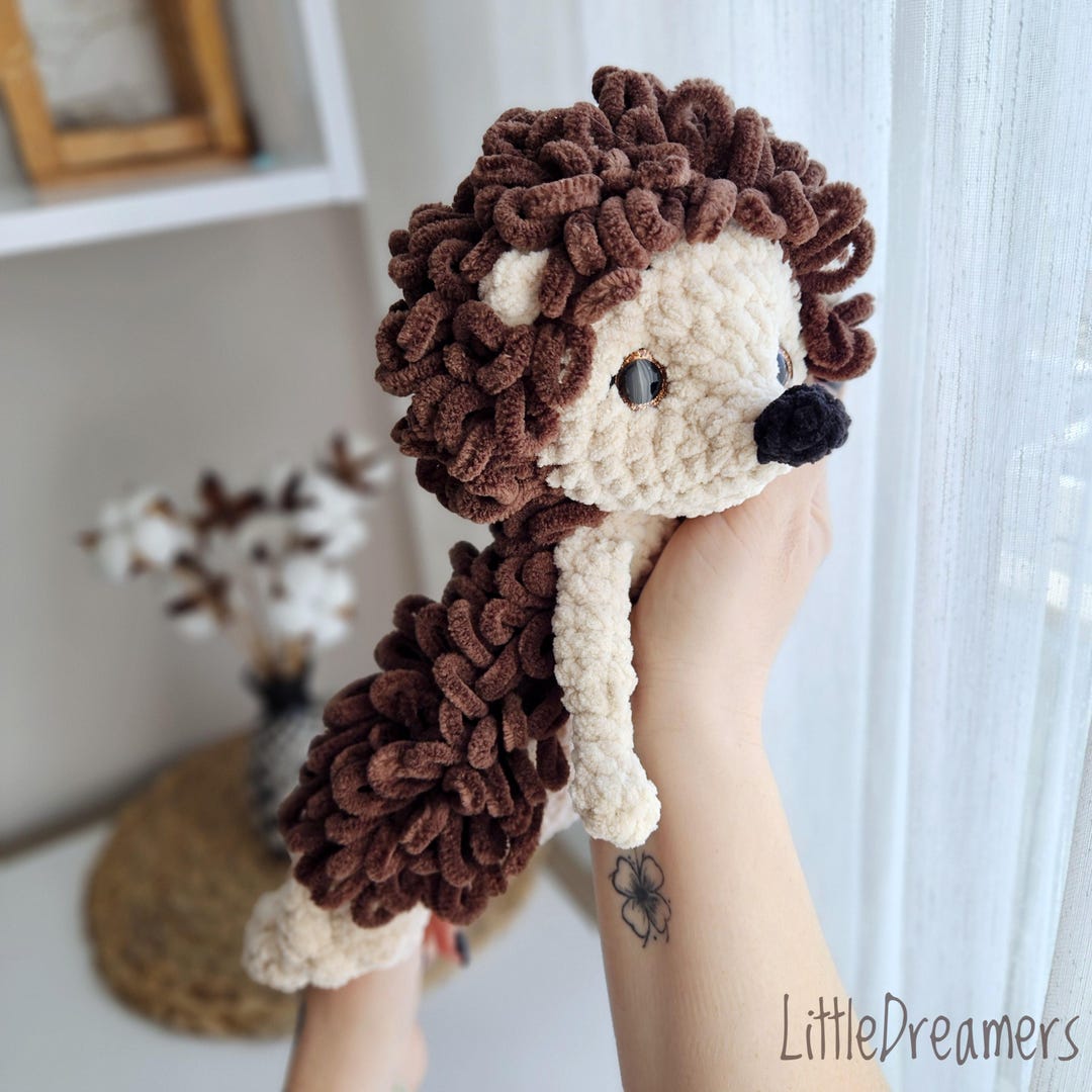 HEDGEHOG MINI LOVEY Plush Hedgehog Snuggler, Woodland Nursery Decor ...