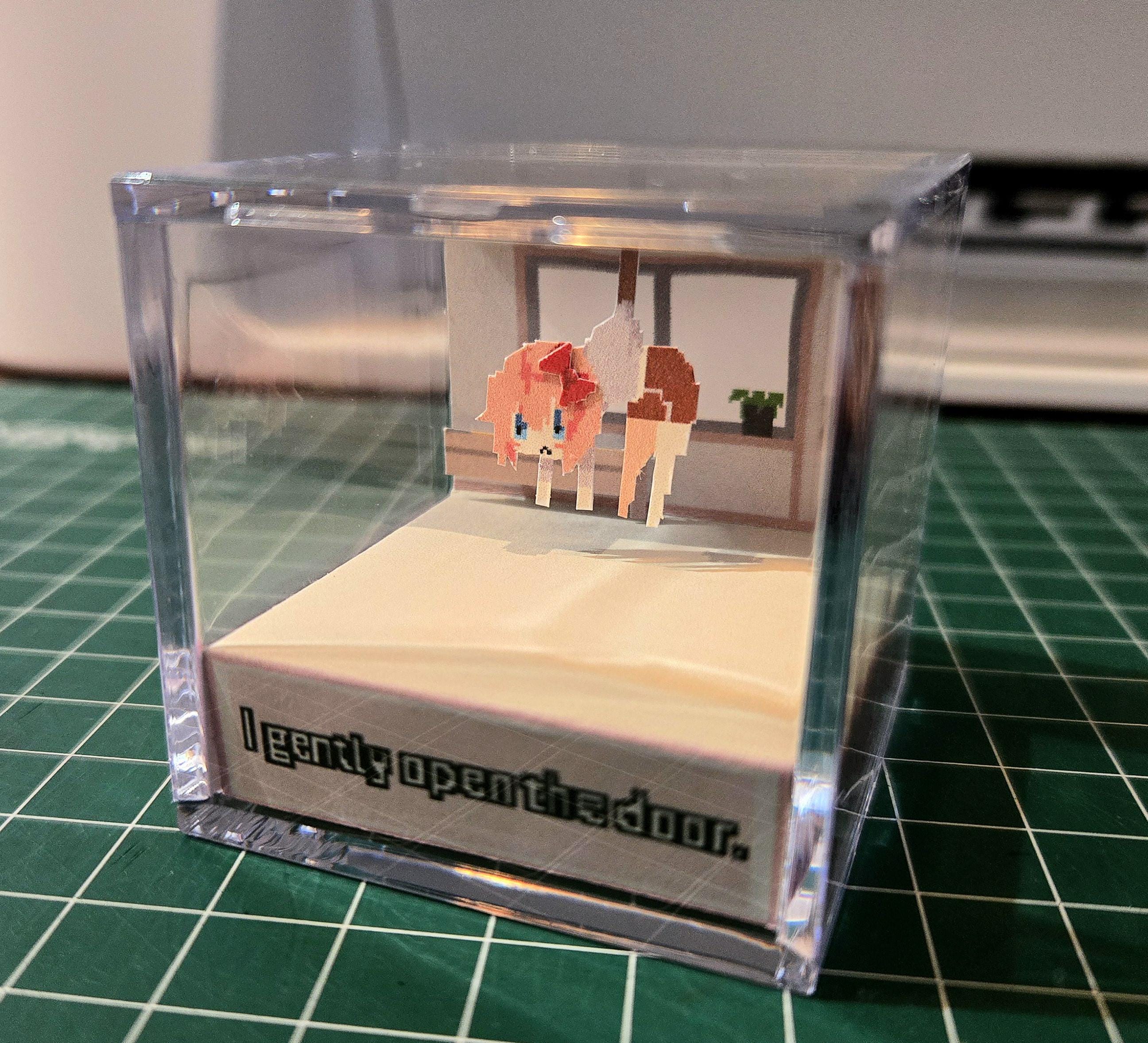 Doki Doki Literature Club Mini 3D Diorama Cube (ddlc/sayori/bedroom) - Etsy