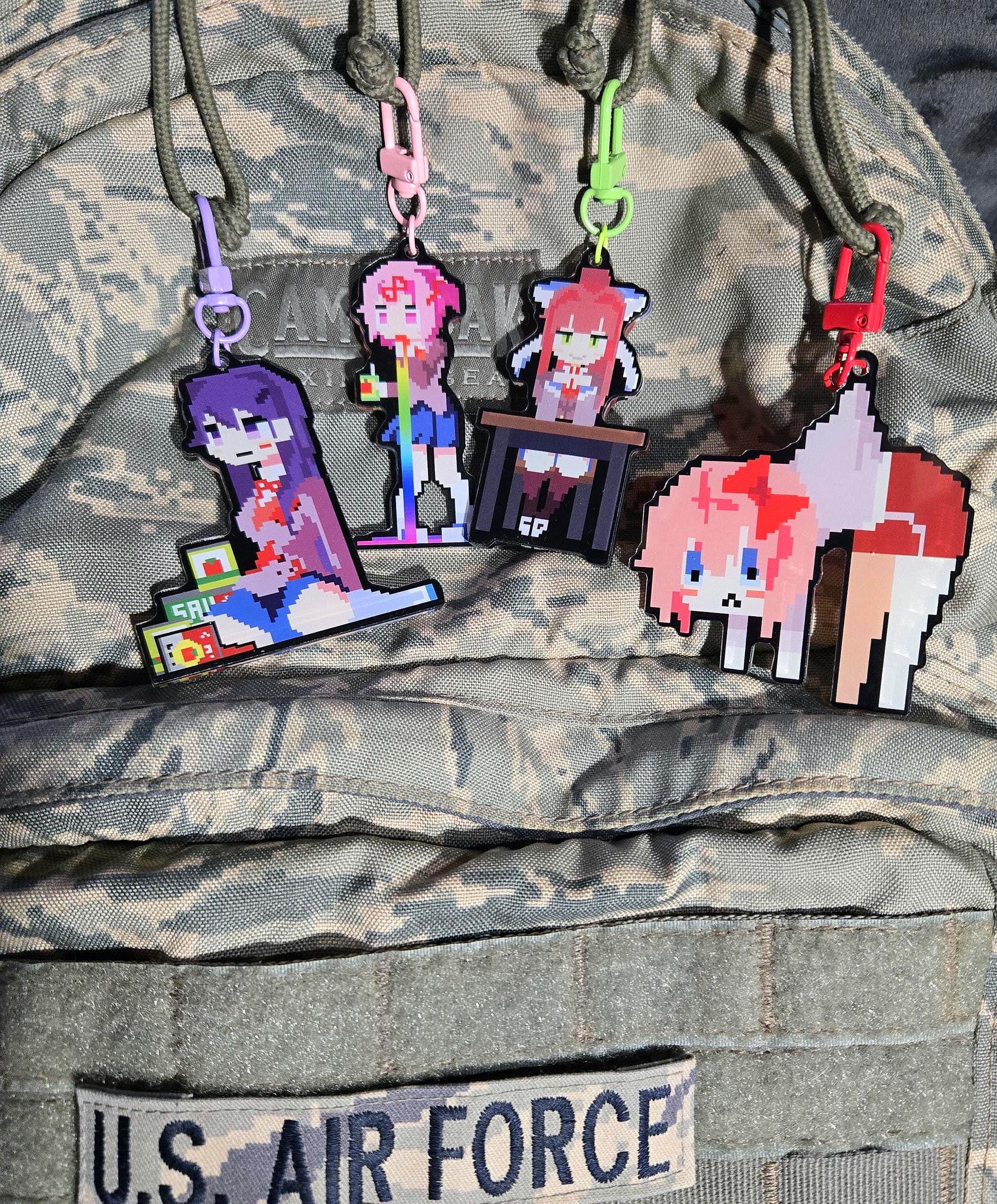 Doki Doki Literature Club Acrylic Keychain - Etsy
