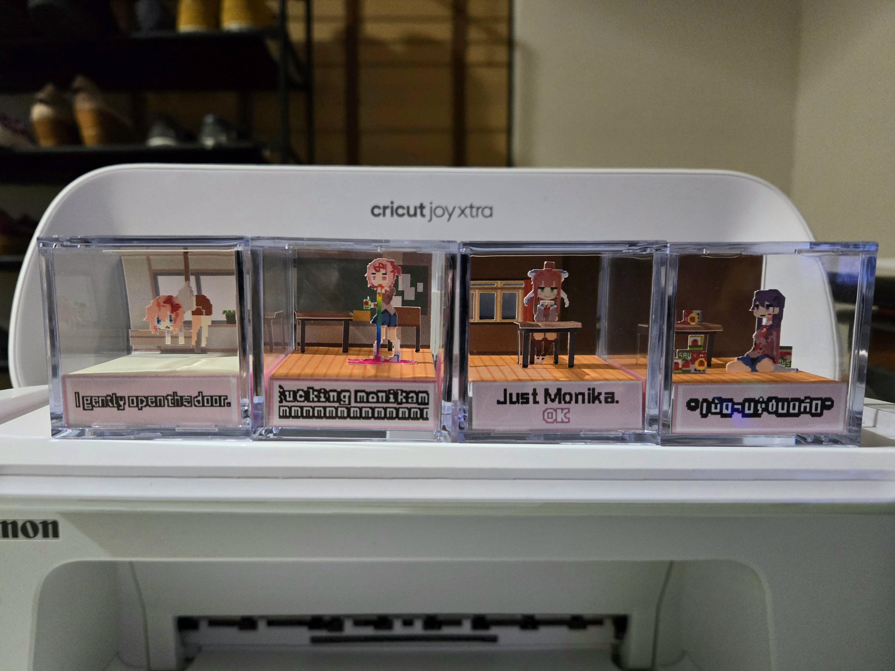 Doki Doki Literature Club Mini 3D Diorama Cube (ddlc/sayori/bedroom) - Etsy