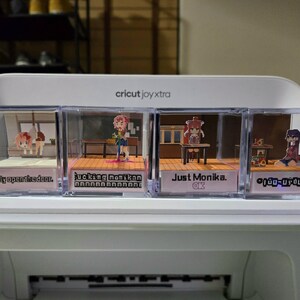 Doki Doki Literature Club Mini 3D Diorama Cube (ddlc/natsuki/classroom ...