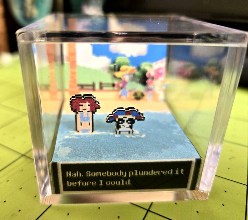 The Amazing Digital Circus Mini 3D Diorama Cube (tadc/beach Episode ...