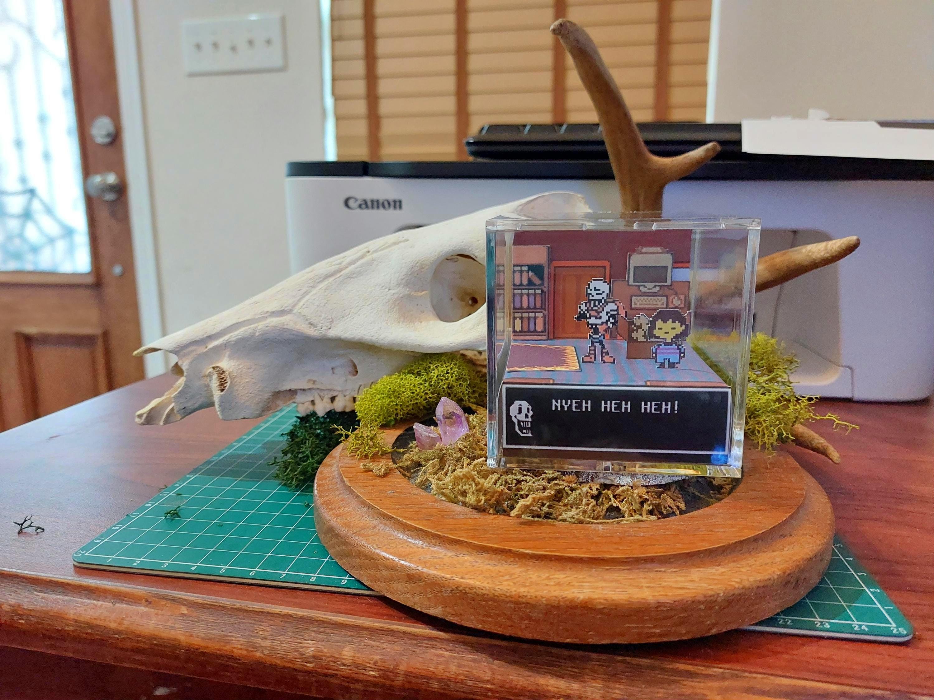Undertale 3D Diorama Cube (papyrus/frisk/room) - Etsy