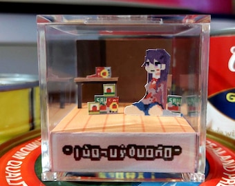 Doki Doki Literature Club Mini 3D Diorama Cube (ddlc/sayori/bedroom) - Etsy