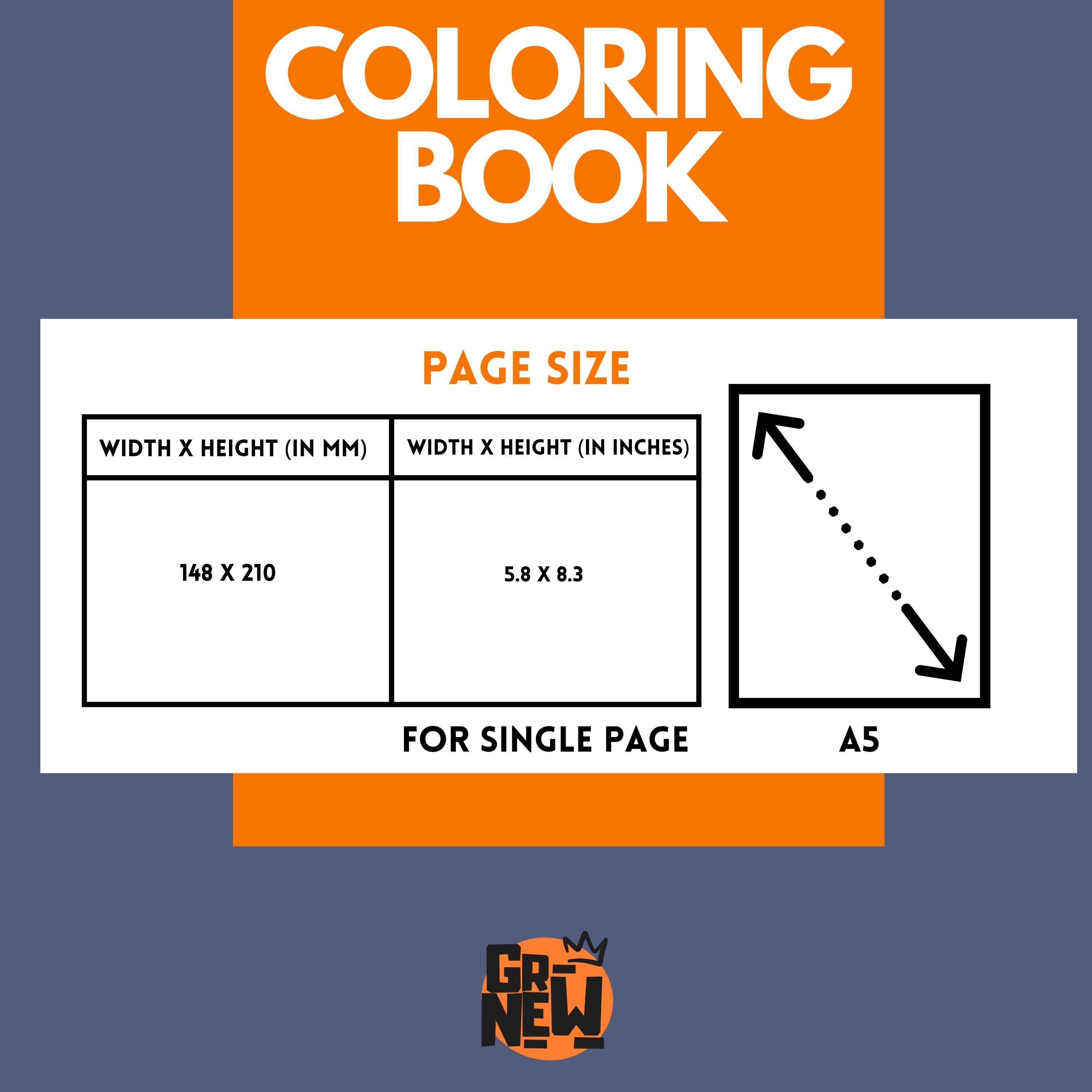 20 Coloring Pages for Kids - Digital Download - Easy Coloring Pages for ...