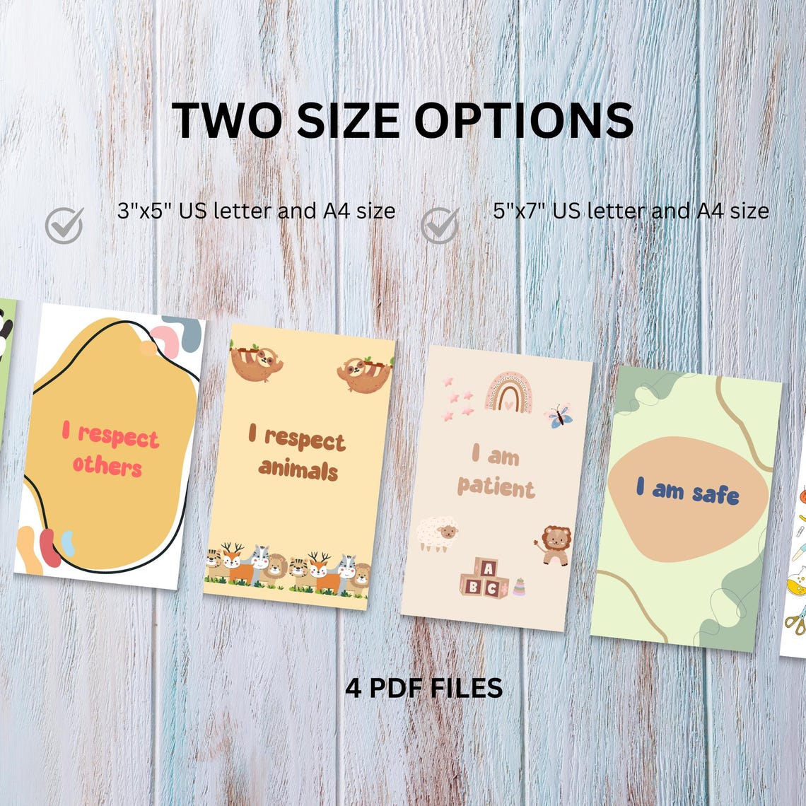 Positive Affirmation Postcards for Kids, Encouragement Motivational ...