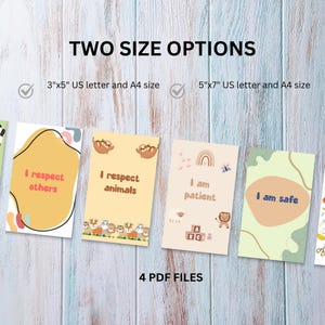 Positive Affirmation Postcards for Kids, Encouragement Motivational ...