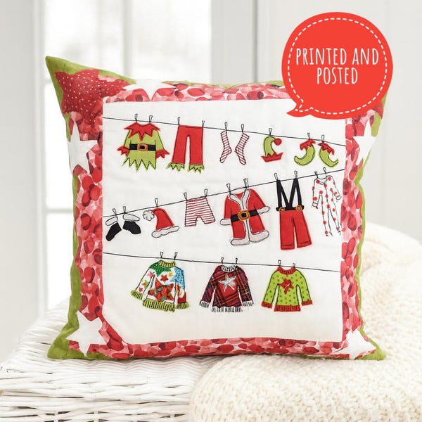 Printable Template for Santa's Clothesline Garland - PDF Instant ...