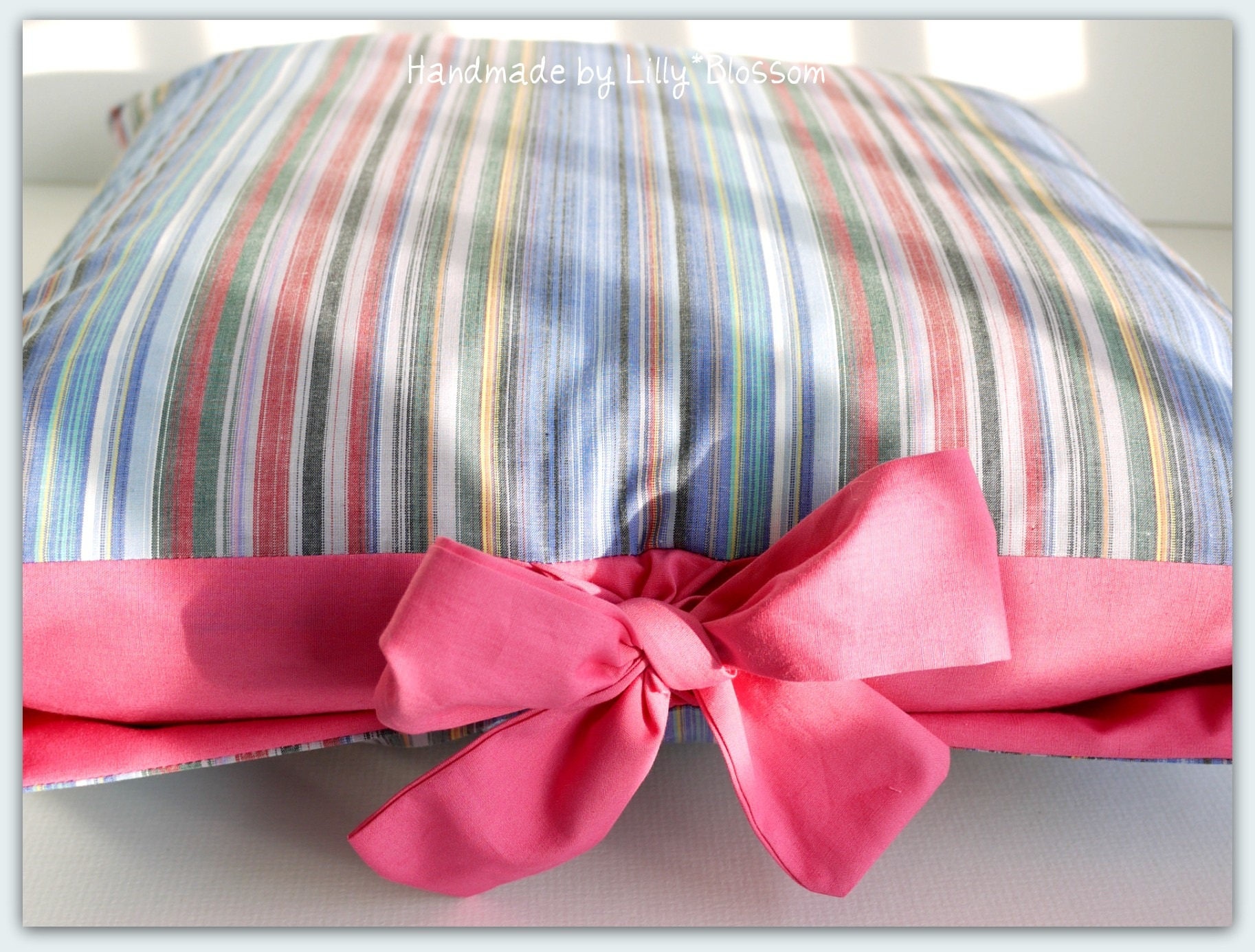 Simple Tied Cushion Cover PDF Sewing Pattern by Lillyblossom. - Etsy UK