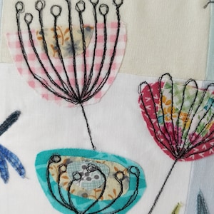 PDF Spring Meadow Cushion Cover Patchwork and Applique Sewing Pattern - Etsy