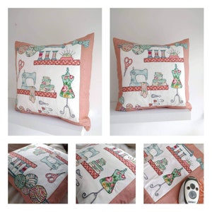 Printed Sewing Pattern the Sewing Room Applique Cushion Cover Sew Make ...