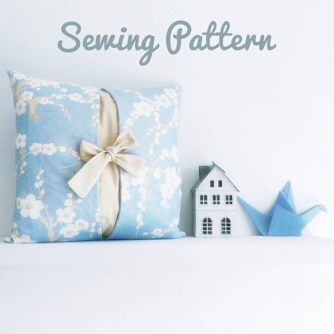 PDF Sewing Pattern Bow Cushion Cover Beginners Project Easy to Make ...