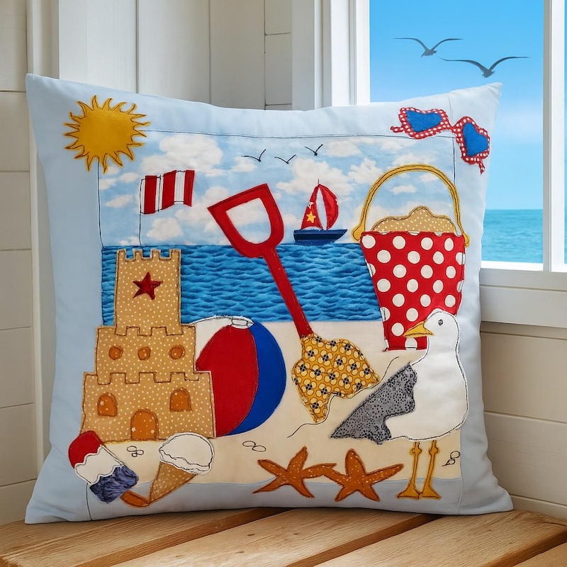 Beach Applique - Etsy UK