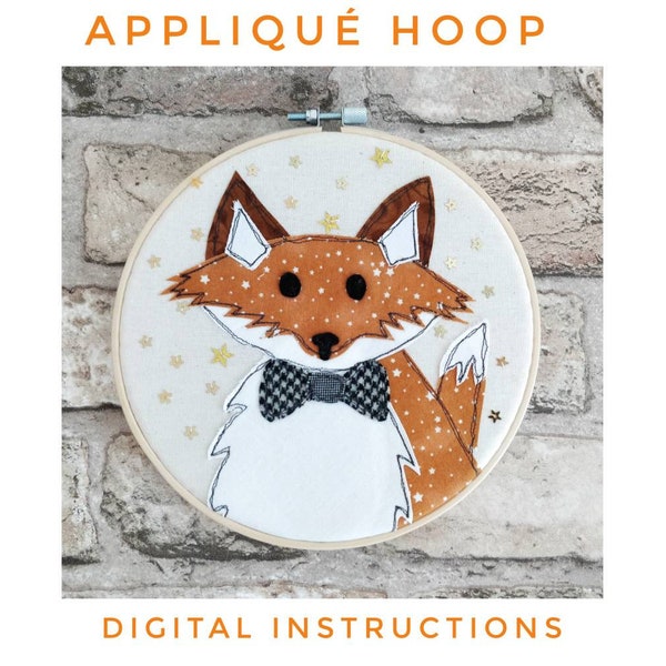 Fox Applique - Etsy