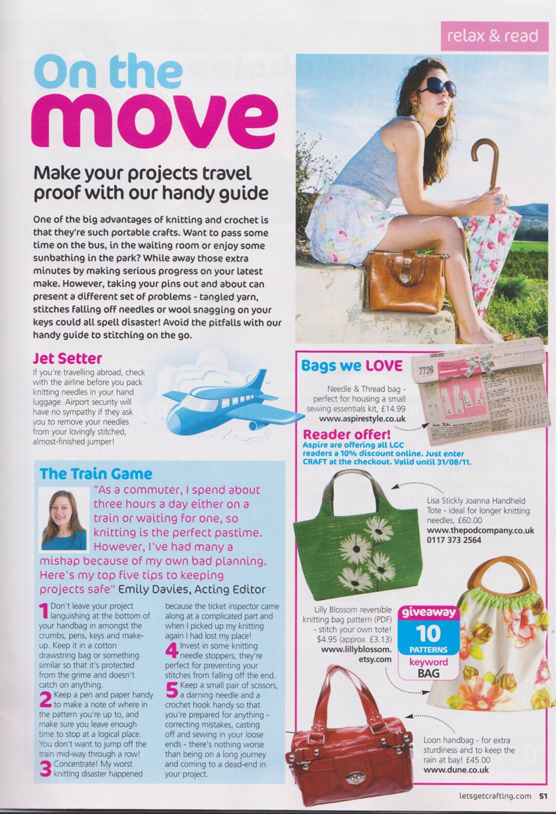 Hilda Reversible Craft Knitting Bag Sewing Pattern - Etsy