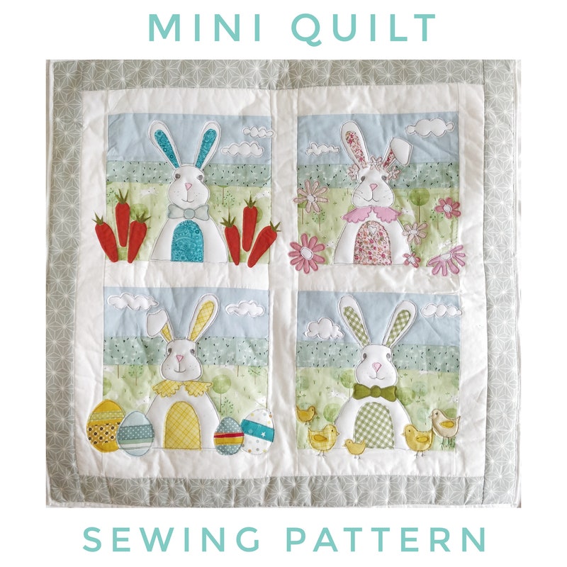 Bunny Quilt Pattern - Etsy