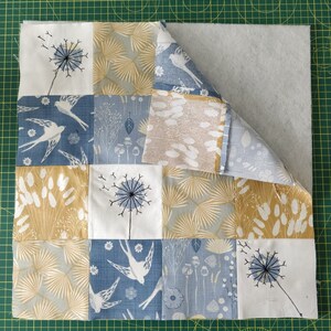 PDF Dandelion Patchwork Cushion Cover Patchwork and Applique Printed ...