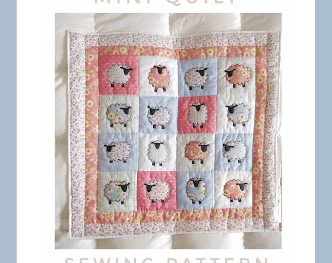 Quilt Pattern, Wooly Stars, Sheep Quilt, Country Rustic, Stars Quilt ...