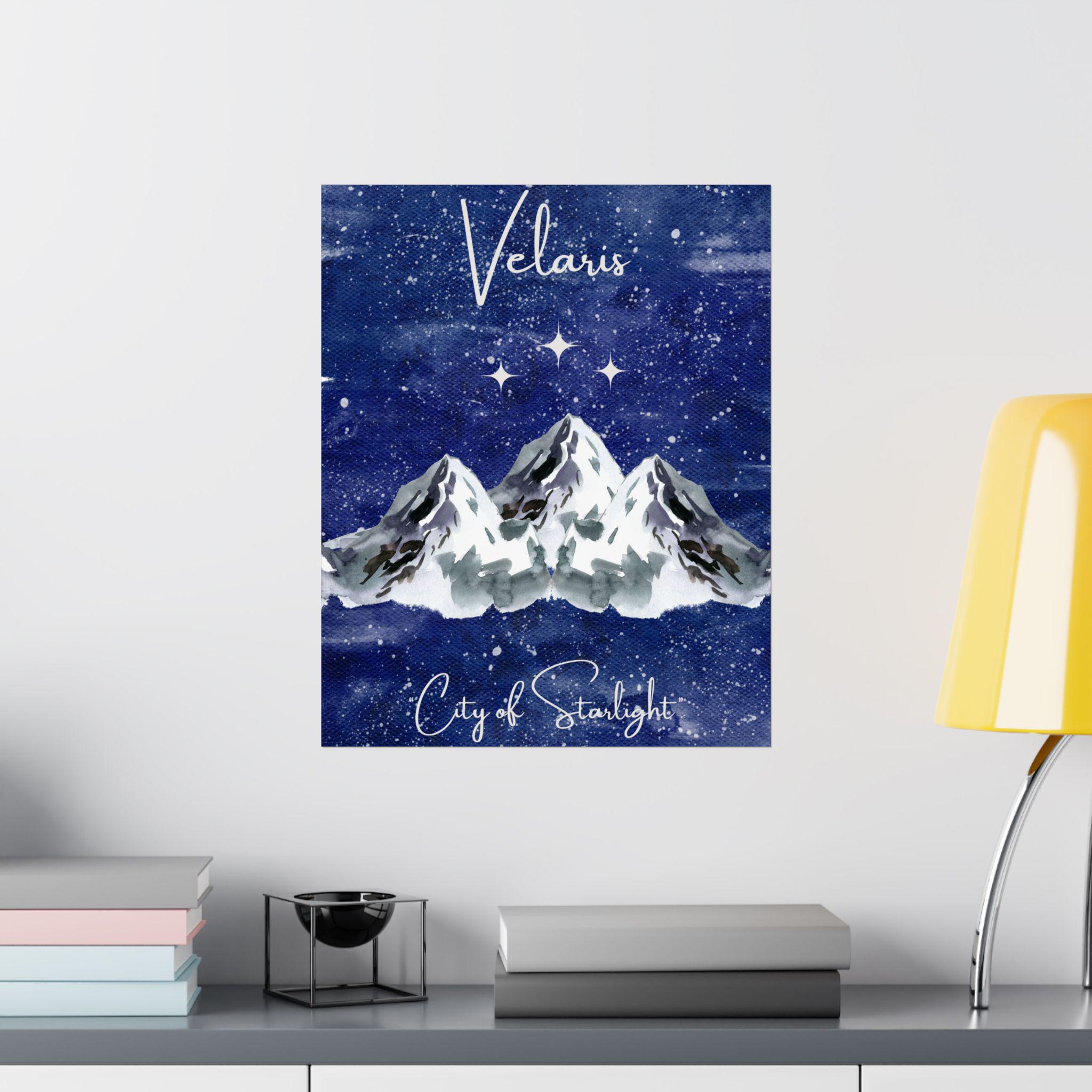 Velaris, Night Court, Starry Night Sky Posters. ACOTAR Themed Posters ...