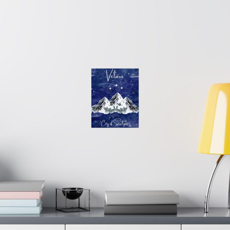 Velaris, Night Court, Starry Night Sky Posters. ACOTAR Themed Posters ...