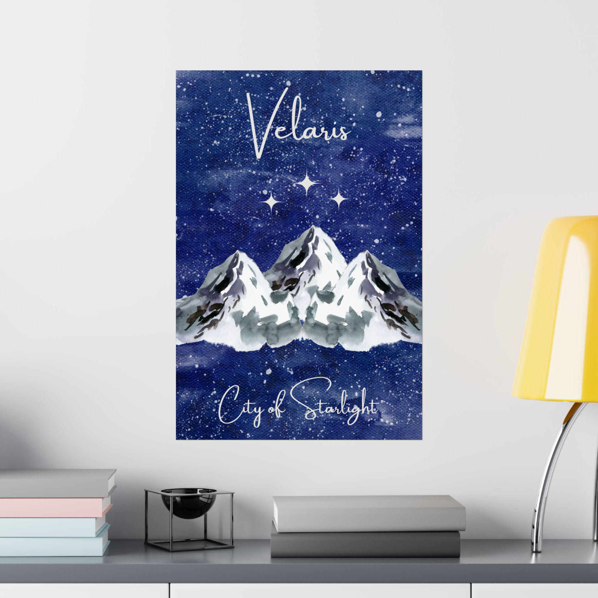 Velaris, Night Court, Starry Night Sky Posters. ACOTAR Themed Posters ...