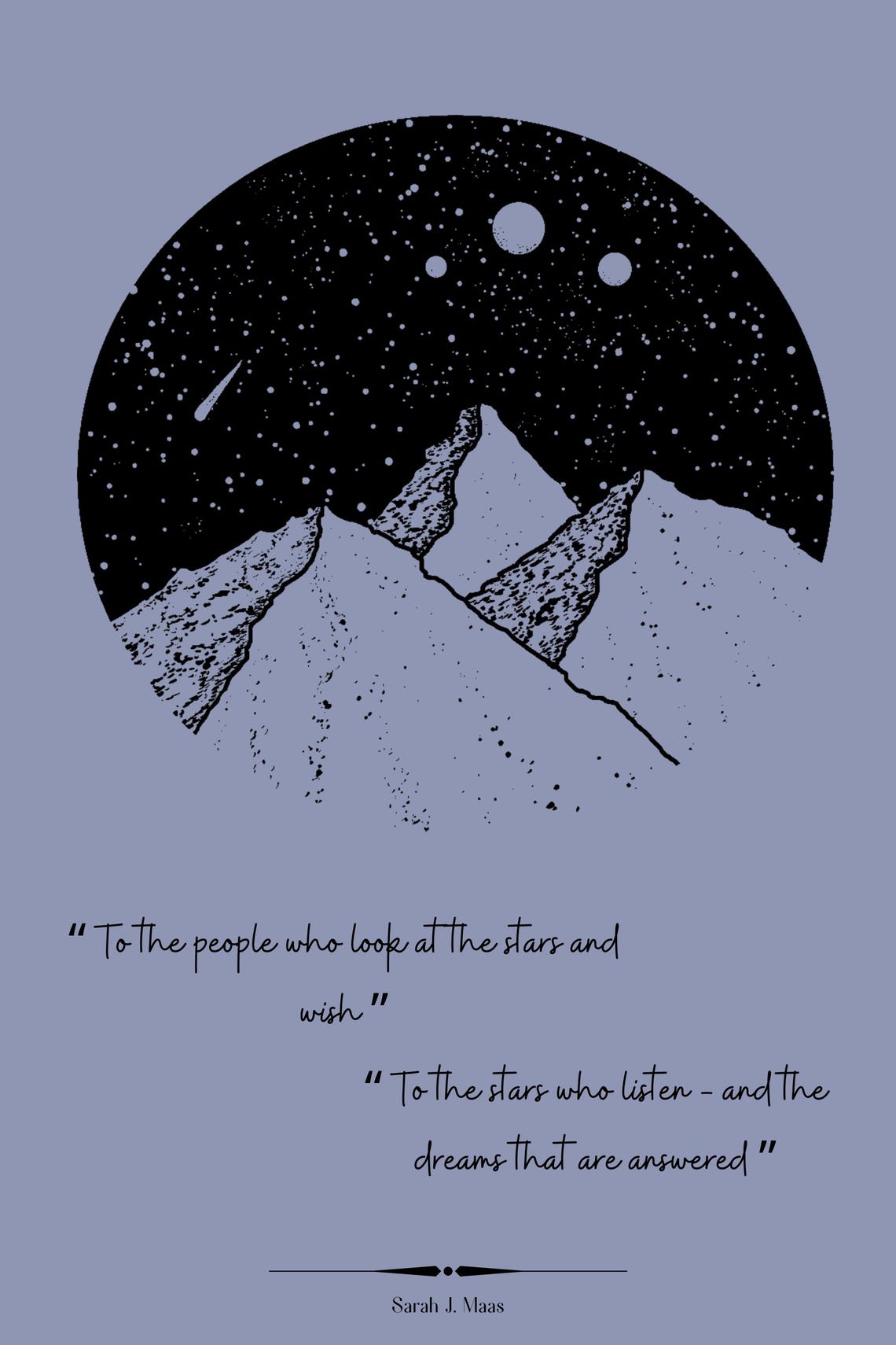 ACOTAR Themed Poster 2 Sizes 18x24in and 24x36in - Digital Print - Etsy