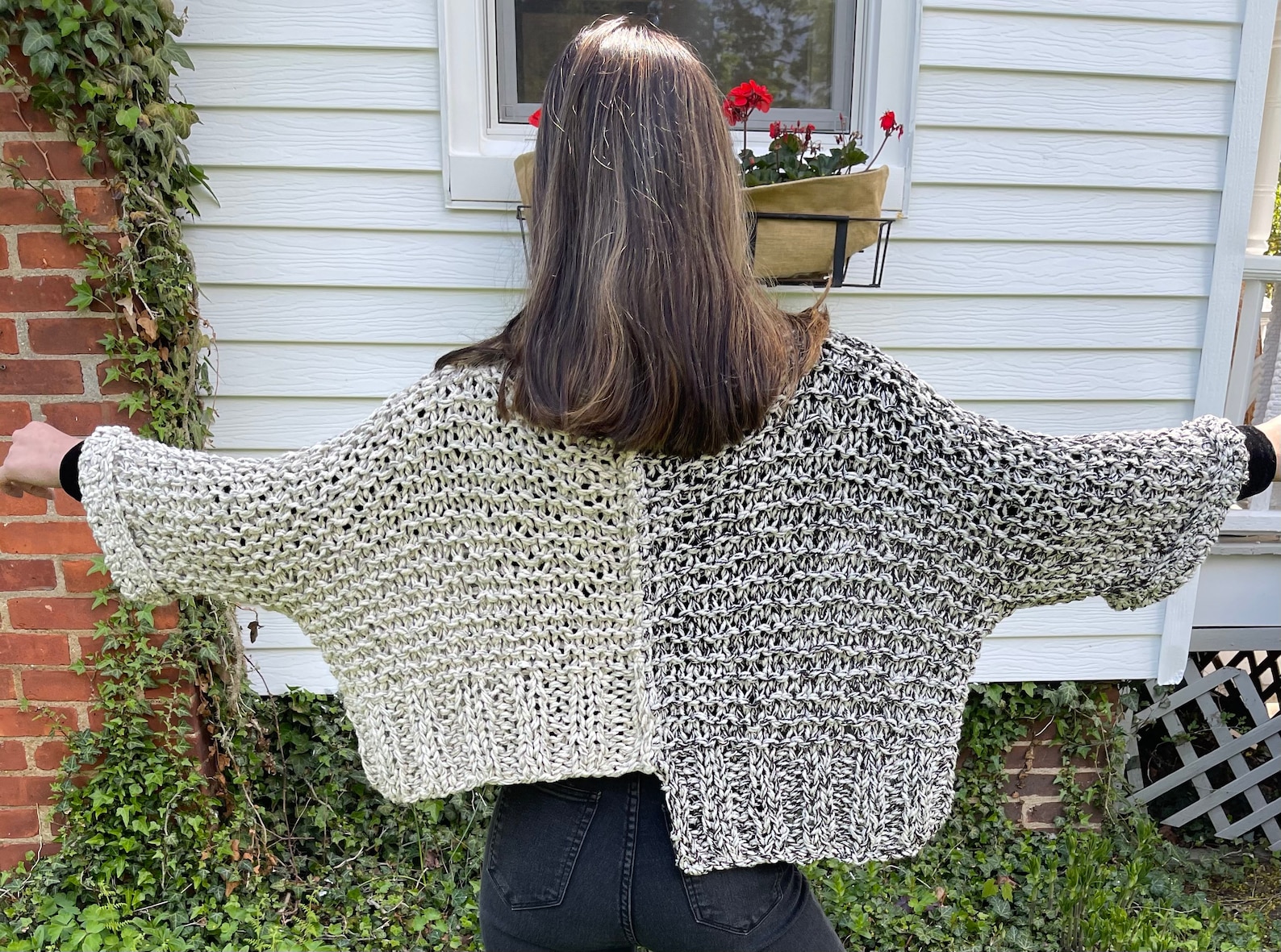 Split Decision Sweater Knitting Pattern, Craft Core Crop Top Knitting ...