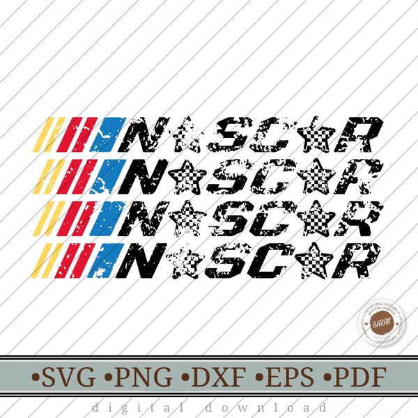Nascar Svg Files - Etsy