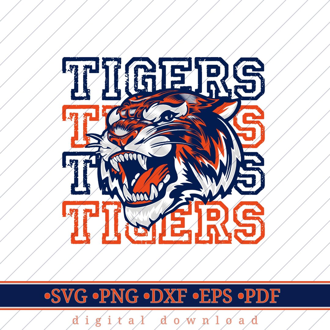 Tigers Baseball Svg, Tigers Game Day, School Spirit, Sports Team, Svg ...