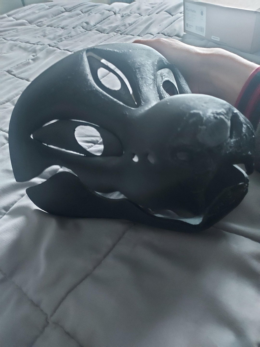 3d Printed Snake Demon Fursuit Head Base - Etsy