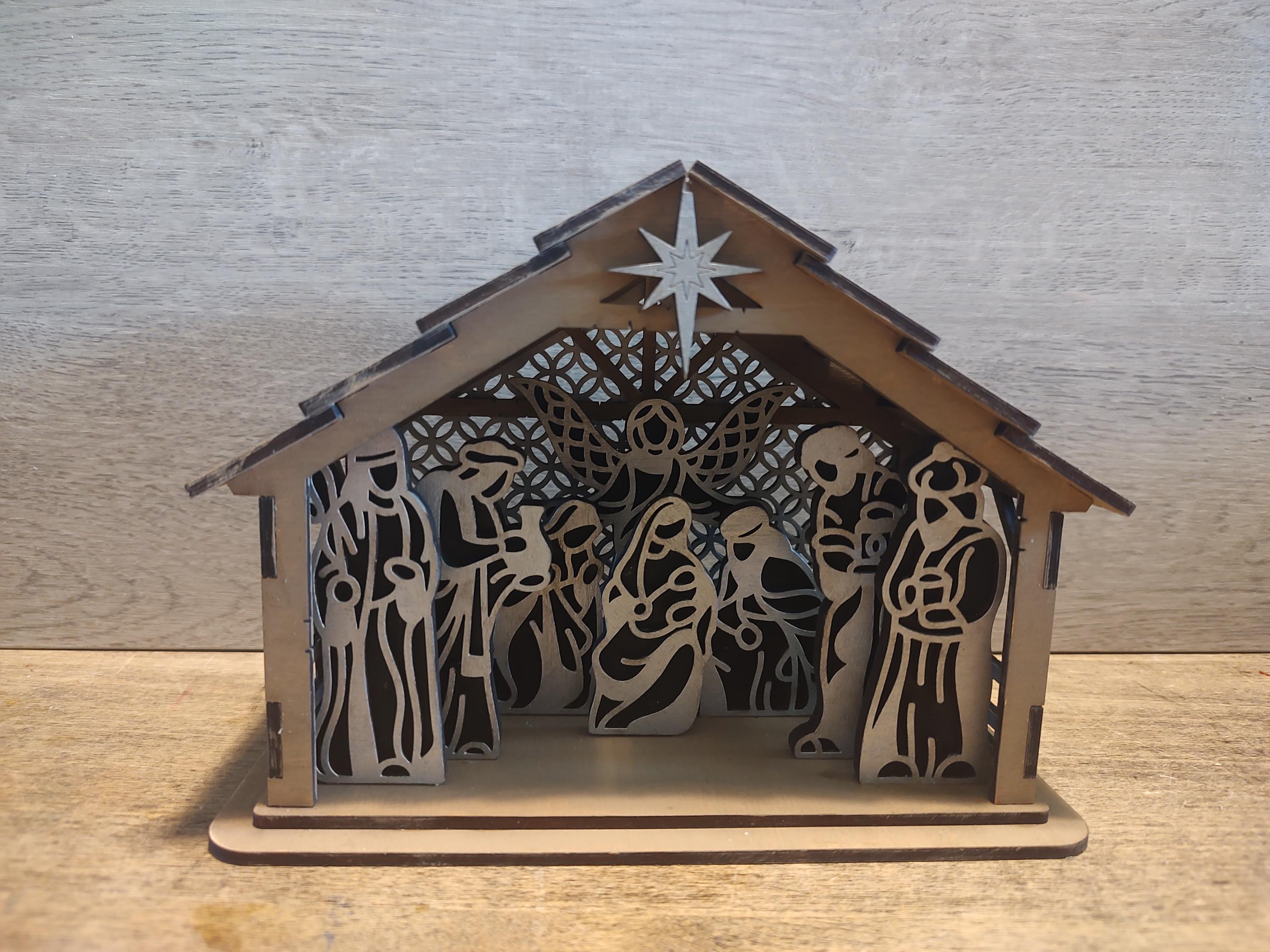 3-D Nativity Scene - Etsy