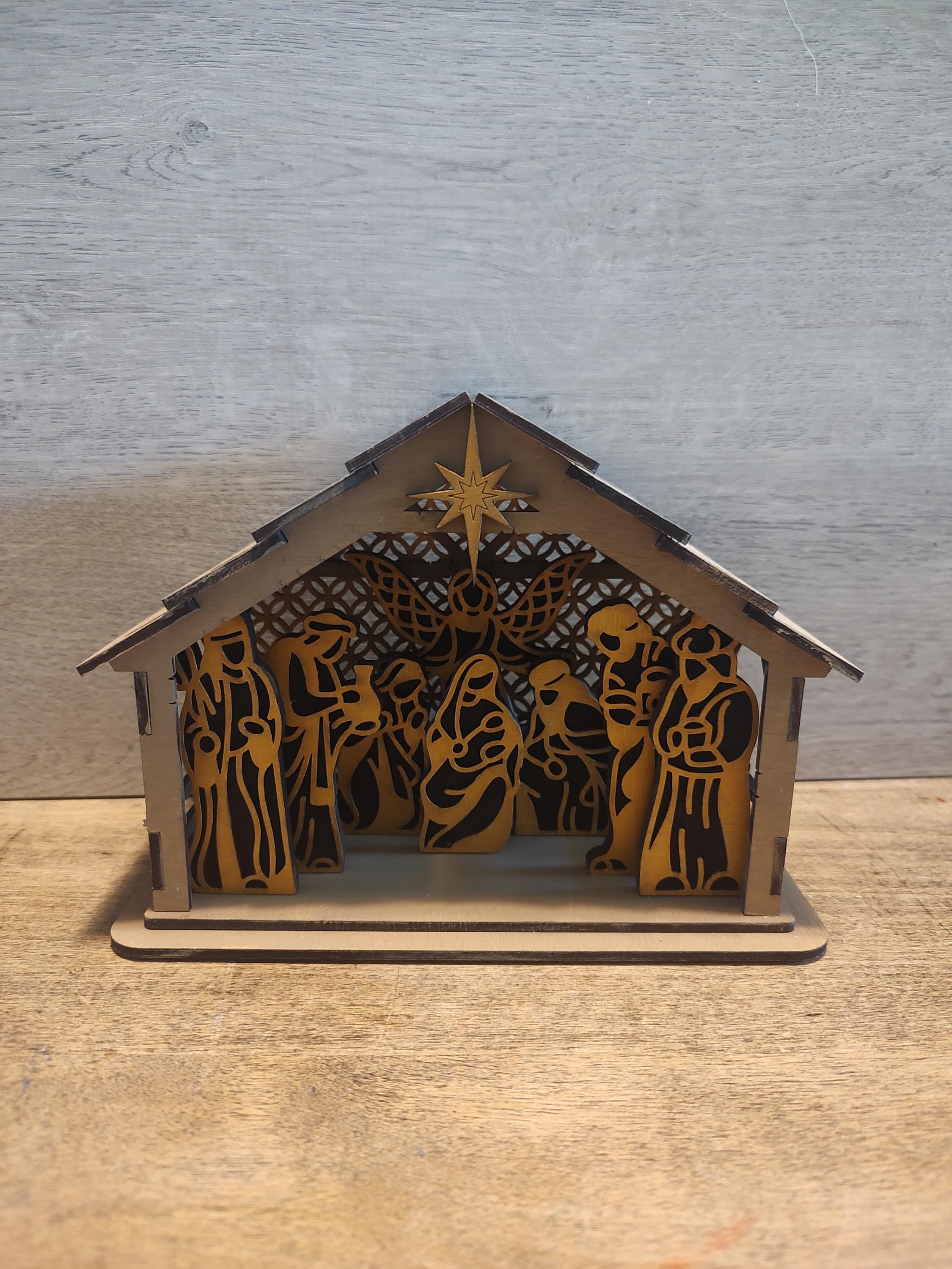 3-D Nativity Scene - Etsy