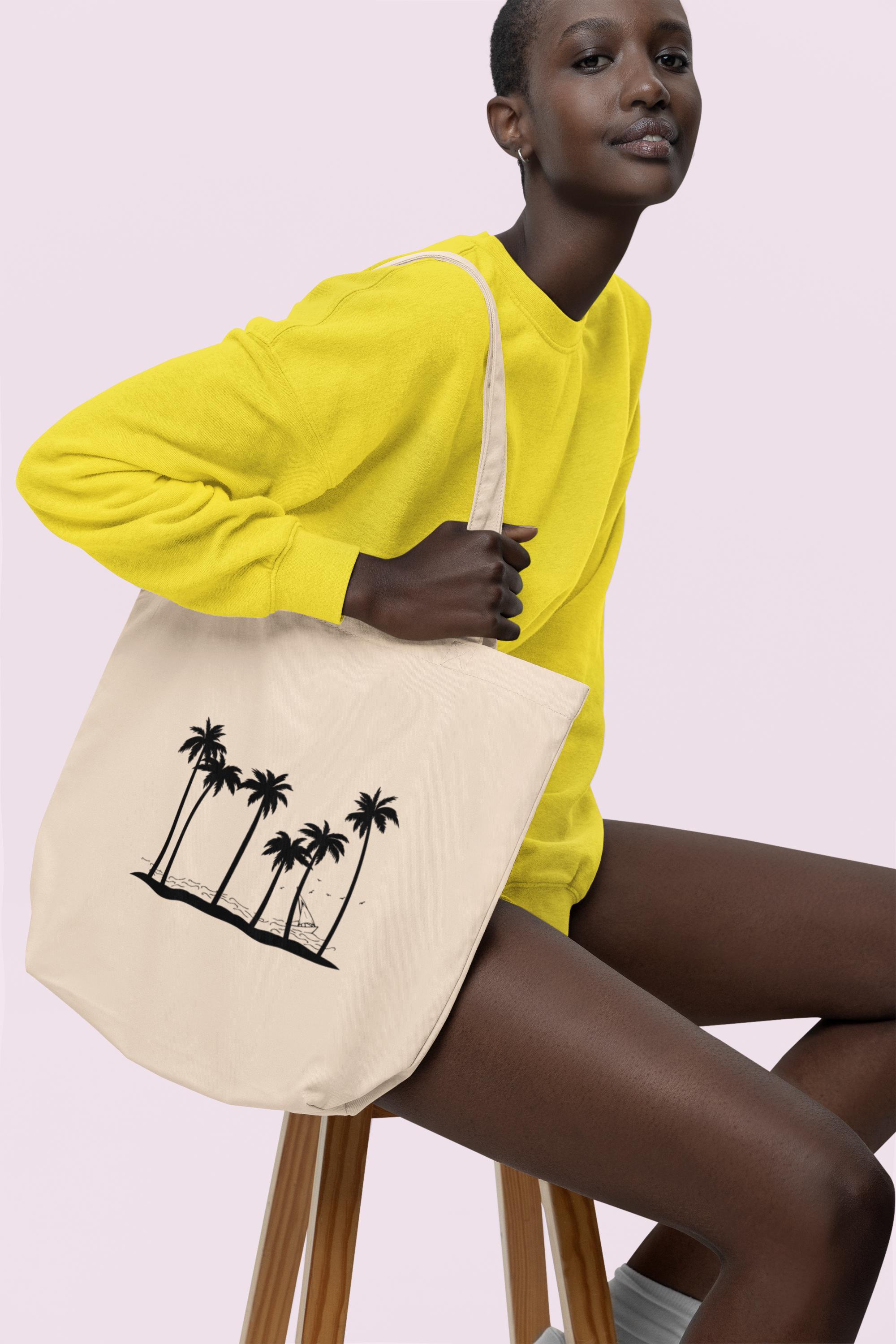Retro Design Eco Tote Bag, Vintage Aesthetic Tote, 70's Inspired ...