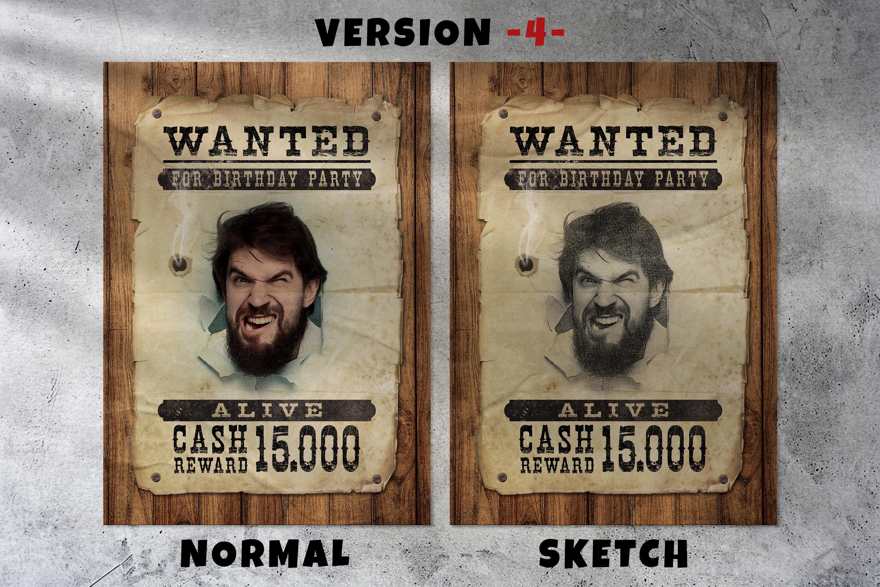Customizable Wanted Poster, Funny Gallery Board, Wooden Display ...