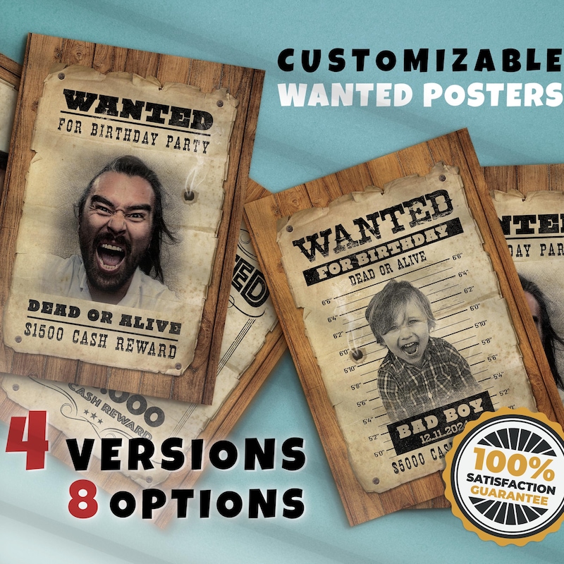Wanted Poster - Etsy