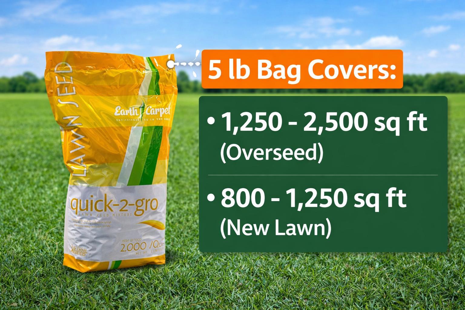 Quick-2-grow Grass Seed Mix – Fast Establishment Turf for Sun & Shade ...
