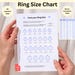 Ring Size Chart Printable Sizer Chart Guide for Easy Measuring Instant ...