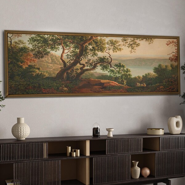 Framed Landscape Painting - Etsy