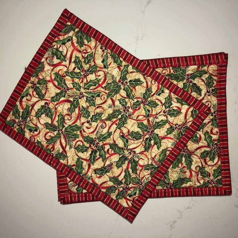 Christmas Mug Rug - Etsy