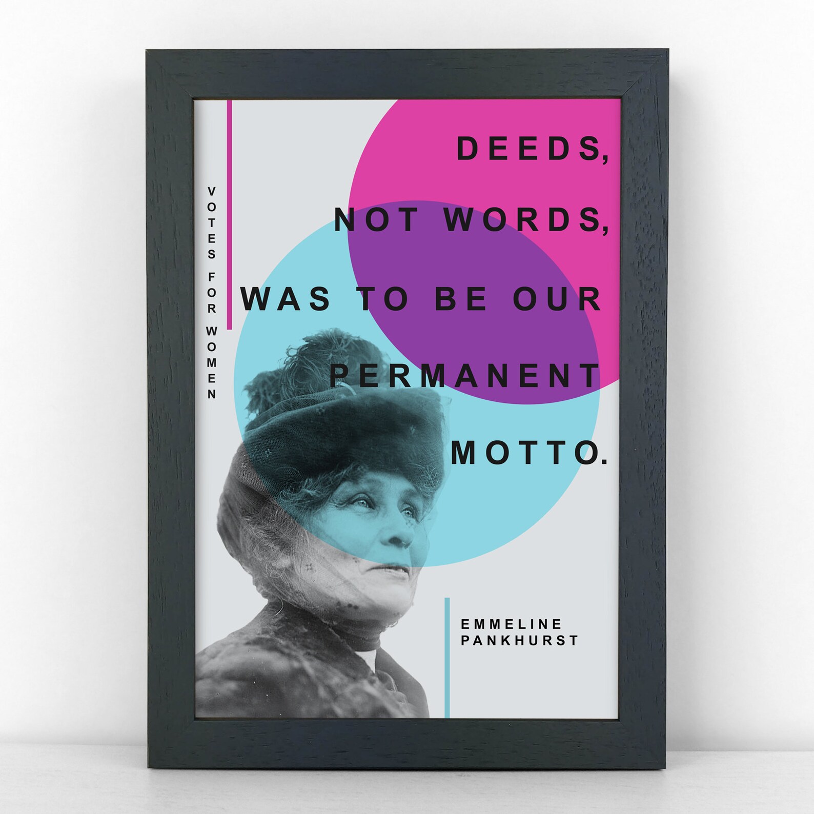 Votes for Women Suffragette Quote Unframed Prints Feminist - Etsy UK