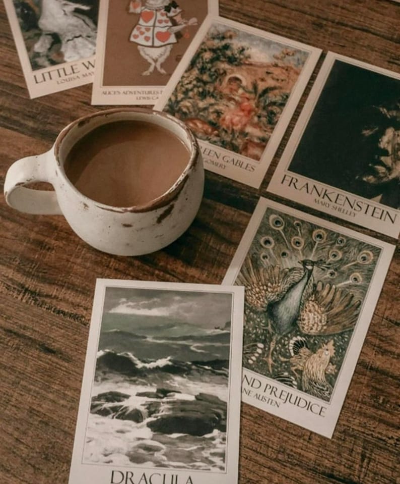 Classic Literature Art Postcard Set | Book Lover Gift - Etsy