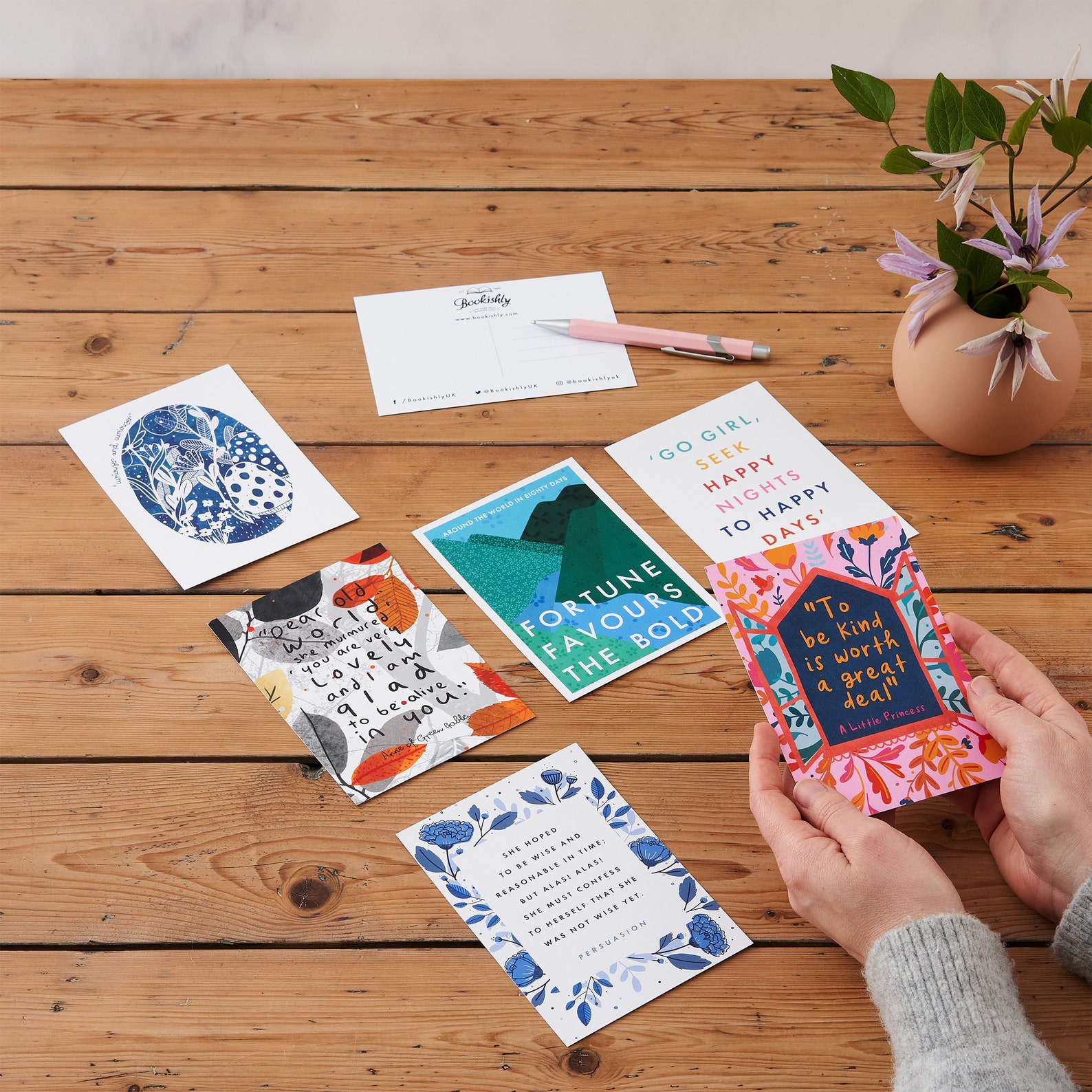 Postcard Set Classic Book Quotes Literary Gift - Etsy